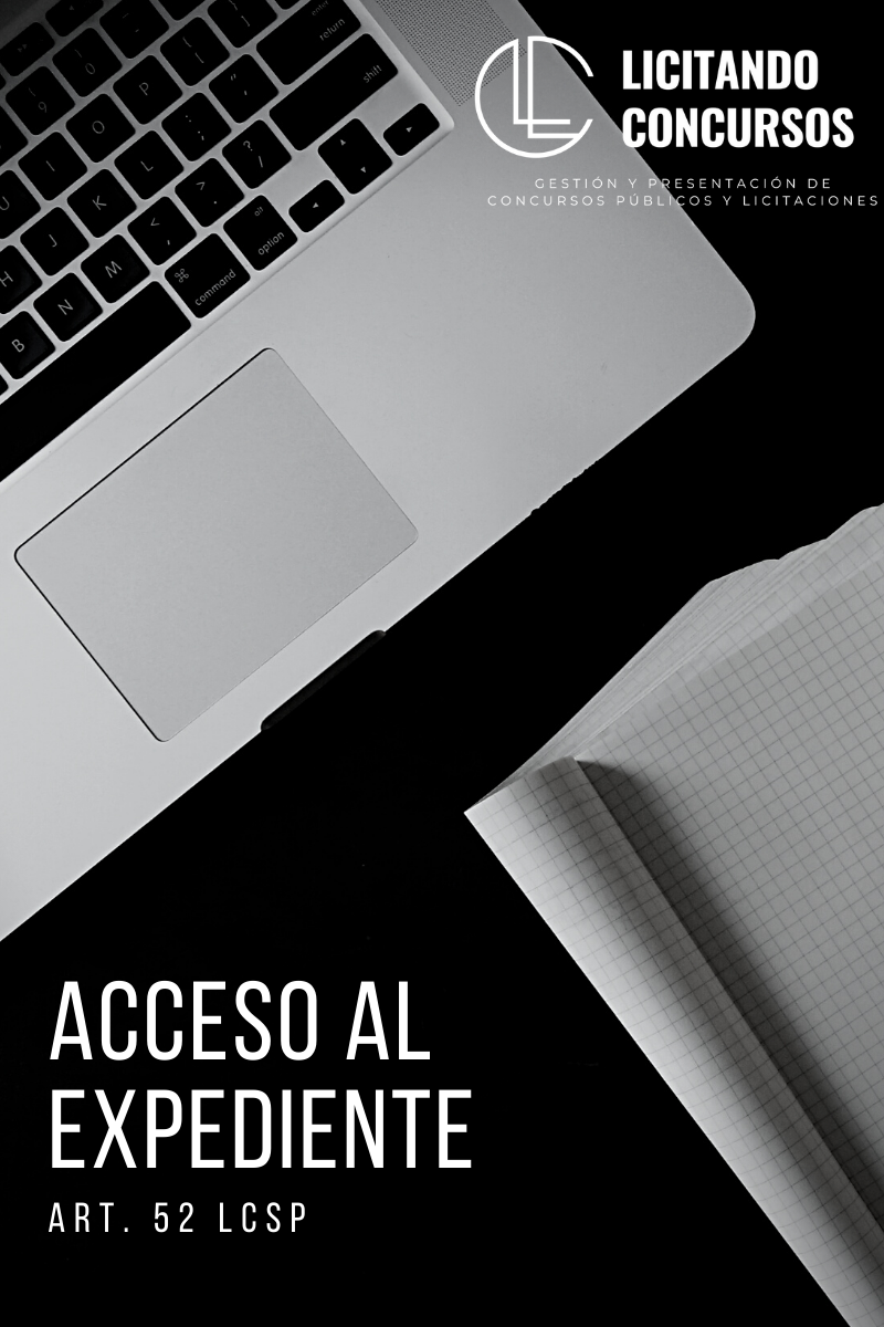 Acceso al expediente art. 52 LCSP